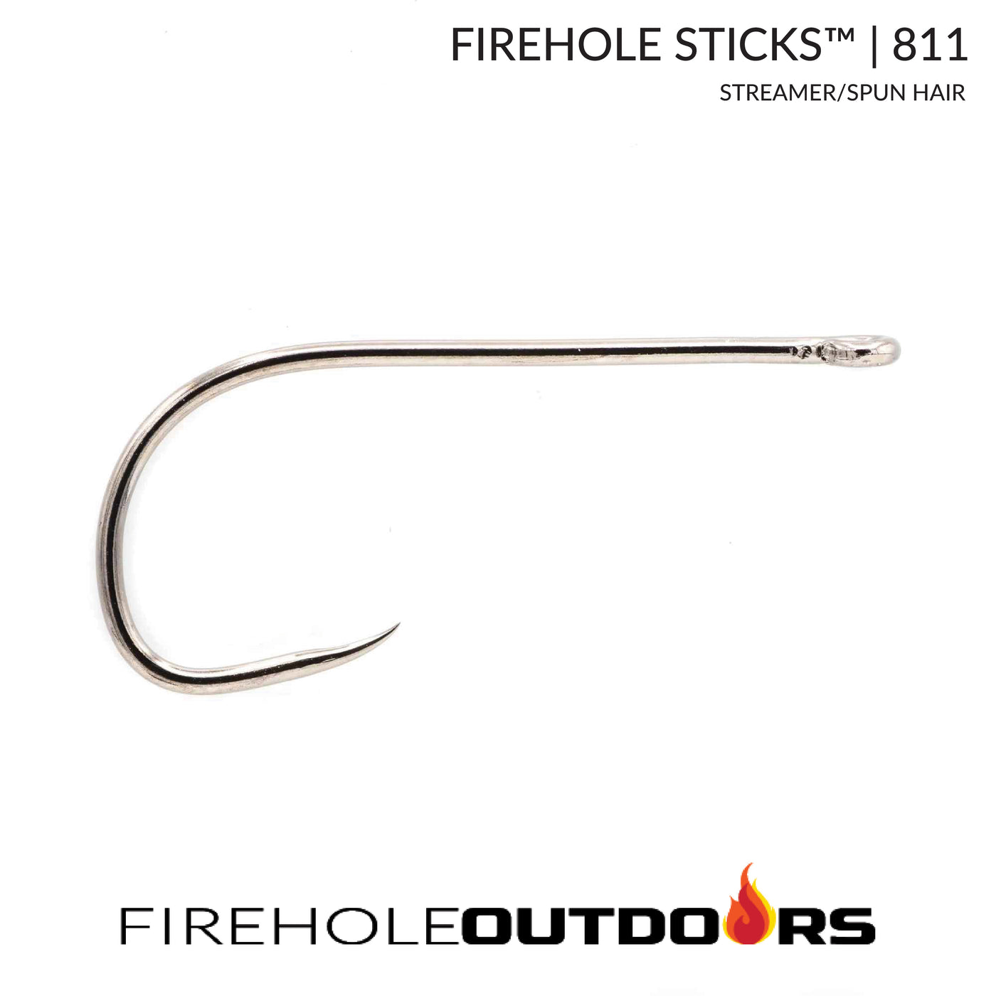 Long-Shank Streamer Fly Tying Hook -Firehole Sticks™ 811